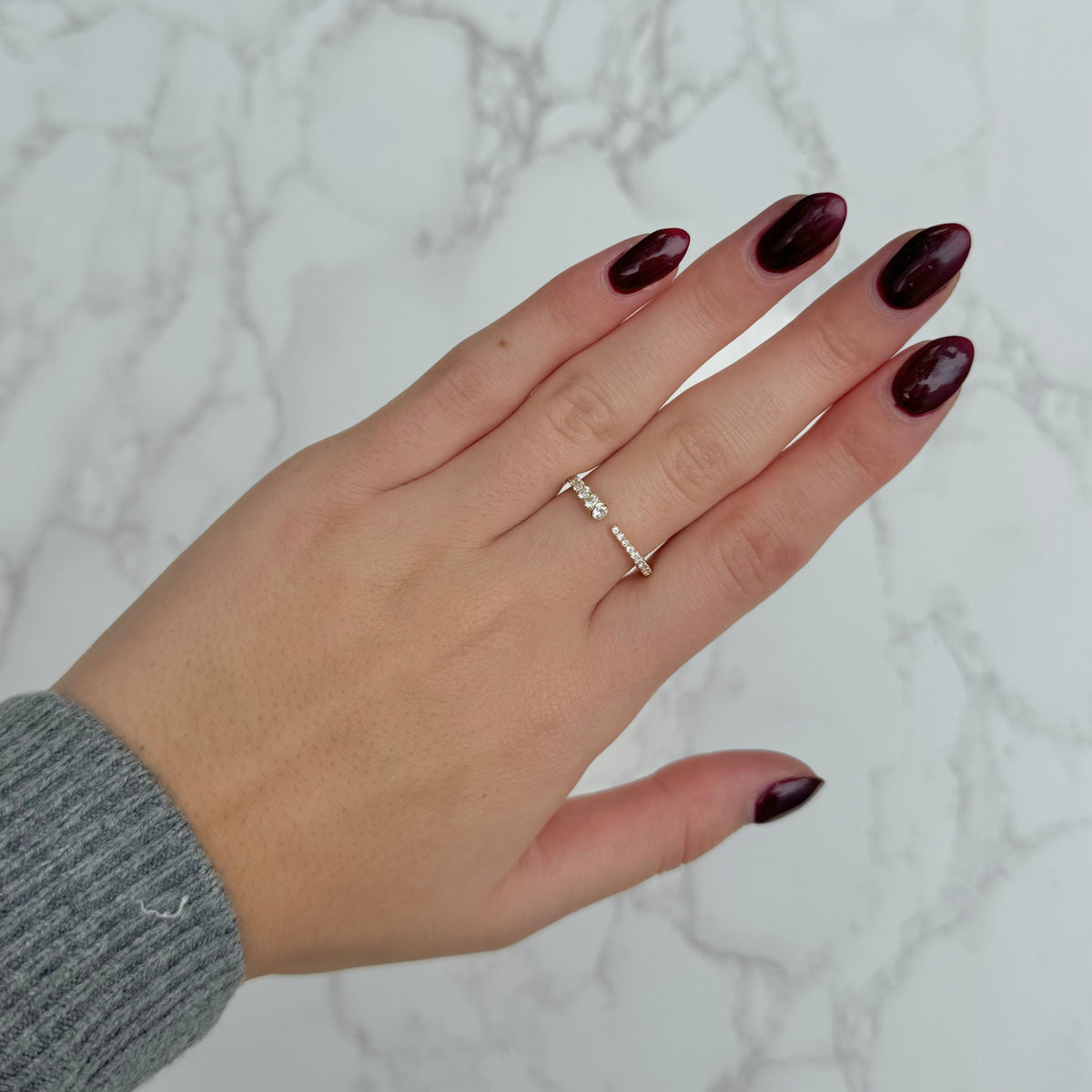 14K GOLD DIAMOND REMI RING – Jen K Online