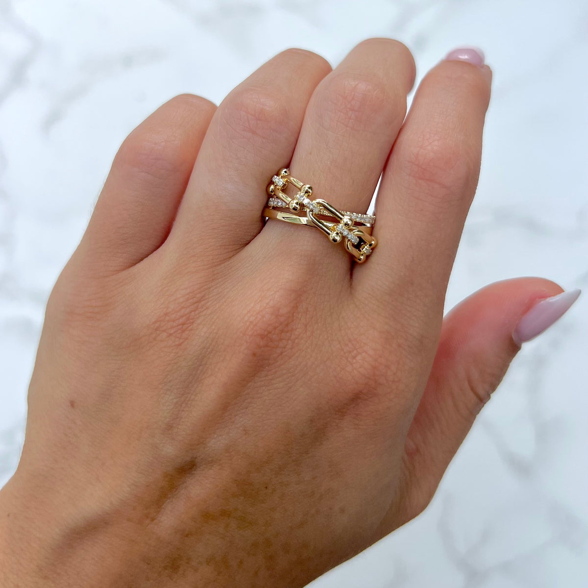 14K GOLD DIAMOND CARTER RING – Jen K Online