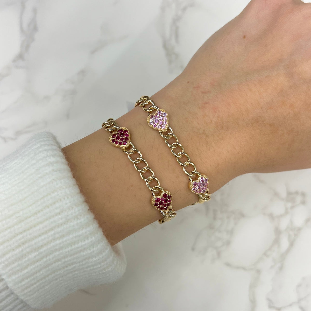 14K GOLD RUBY HARLOW BRACELET – Jen K Online