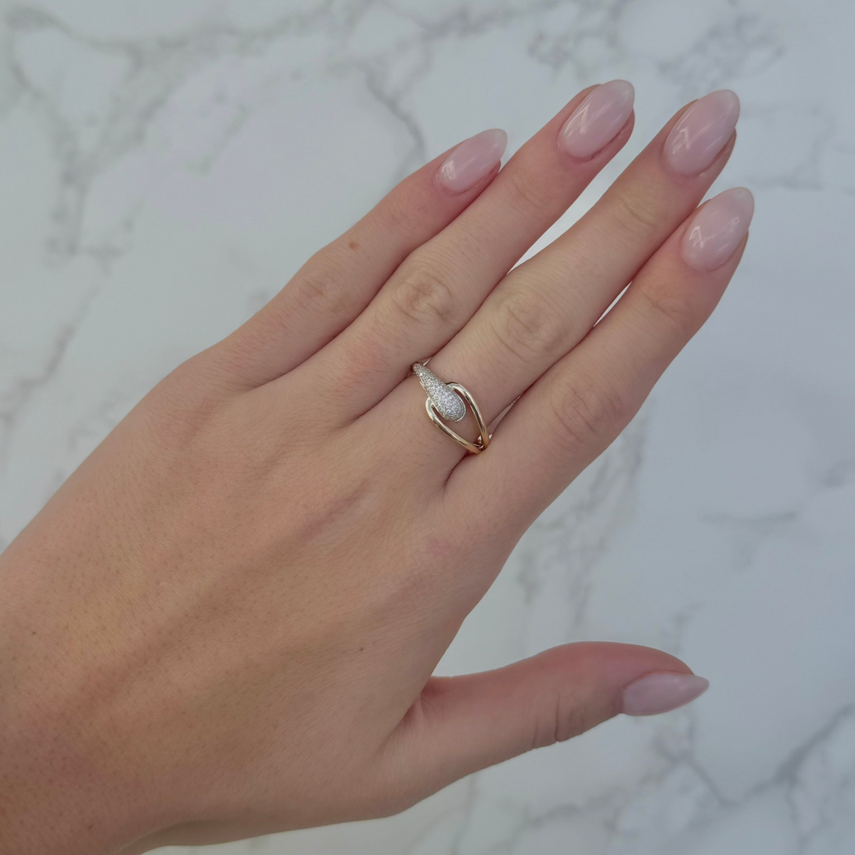 14K GOLD DIAMOND TOBY RING – Jen K Online