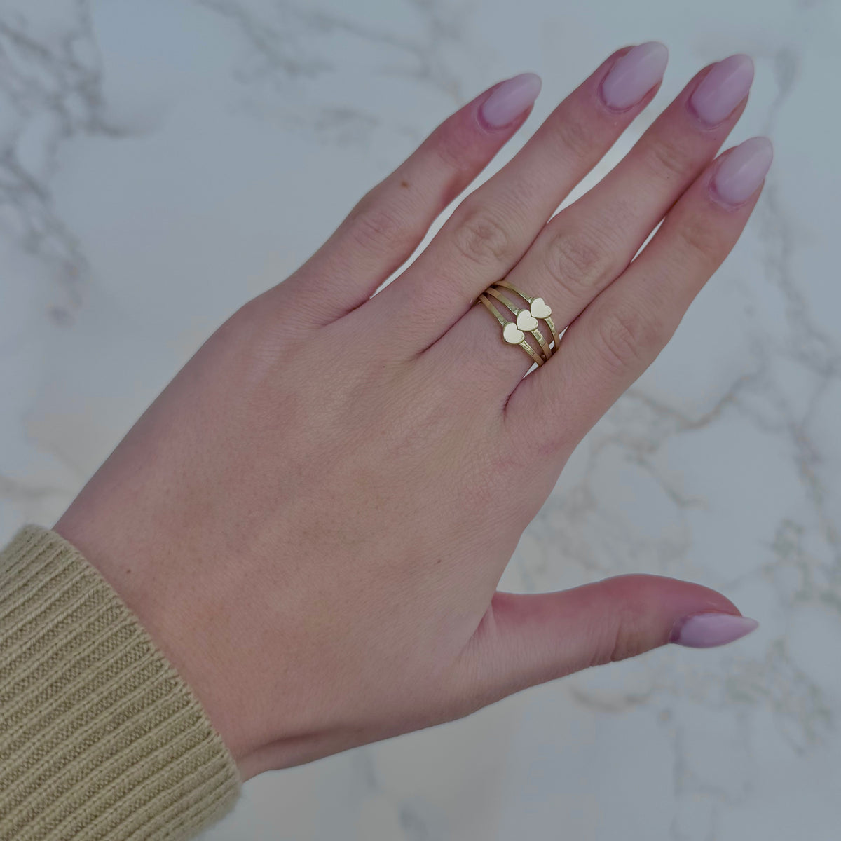 14K GOLD TATE HEART RING – Jen K Online