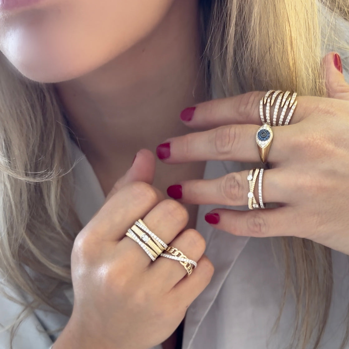 14K GOLD DIAMOND ALEX RING – Jen K Online