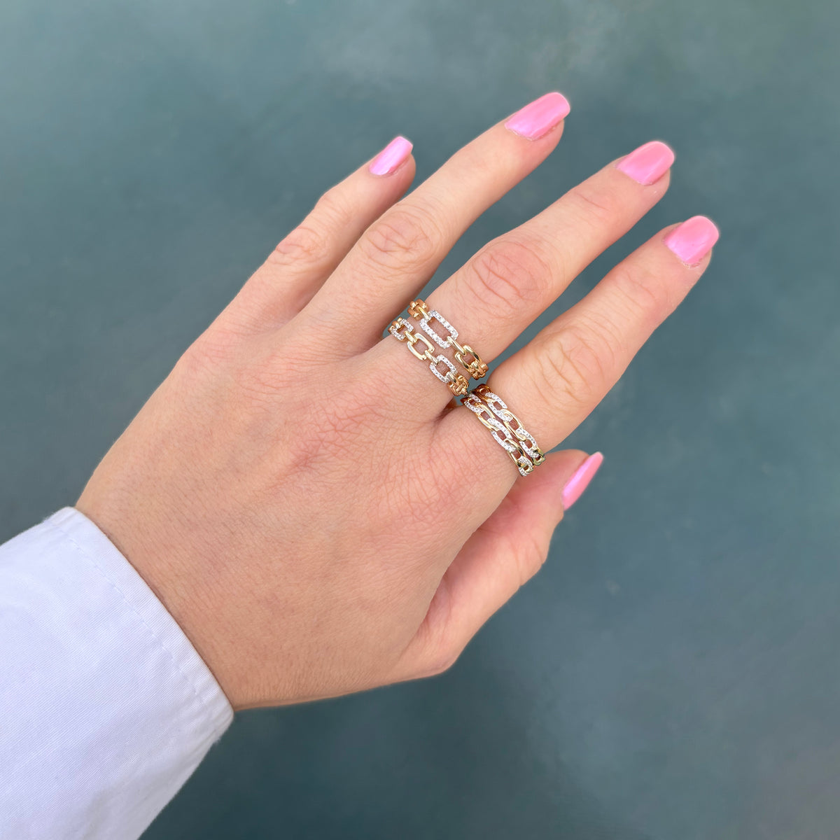 14K GOLD DIAMOND DARIA RING – Jen K Online