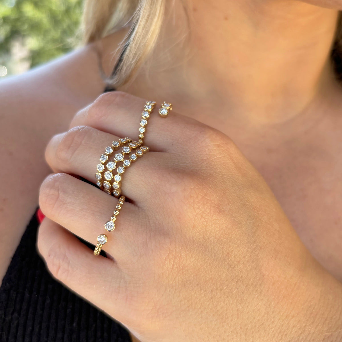 14K GOLD DIAMOND SERENA RING – Jen K Online