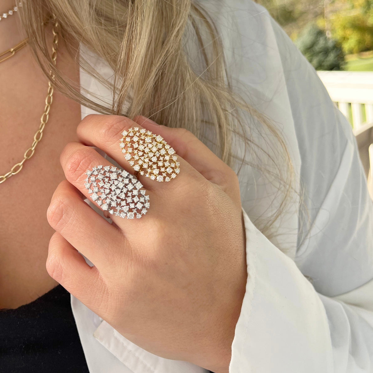 14K GOLD DIAMOND GINGER RING – Jen K Online