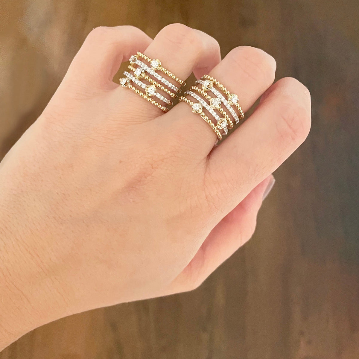 14K GOLD DIAMOND CASSANDRA RING – Jen K Online