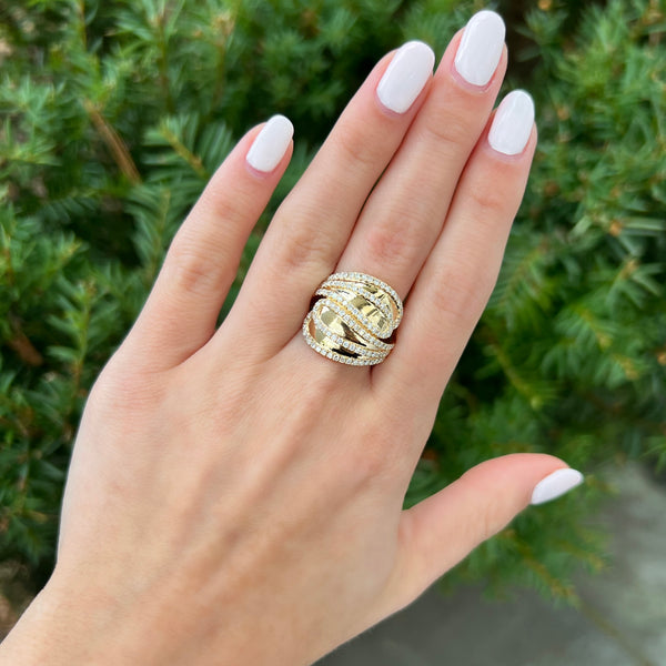 14K GOLD DIAMOND EMMY RING – Jen K Online