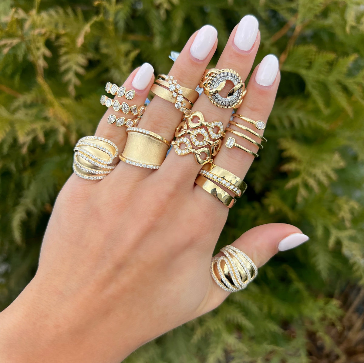 14K GOLD DIAMOND ADELE RING – Jen K Online